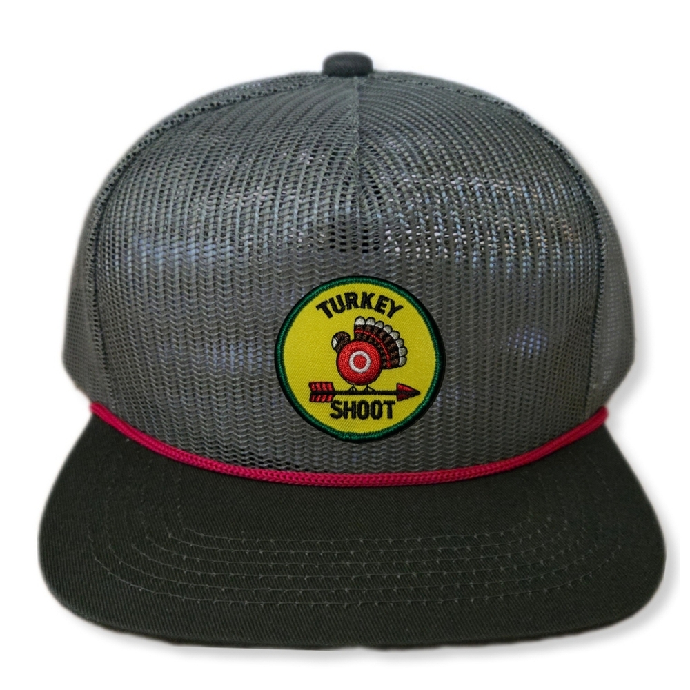 Turkey Shoot Solid Mesh Trucker Hat Cap Hunting - Gem